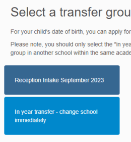 Applying to Primary School | Claycots School